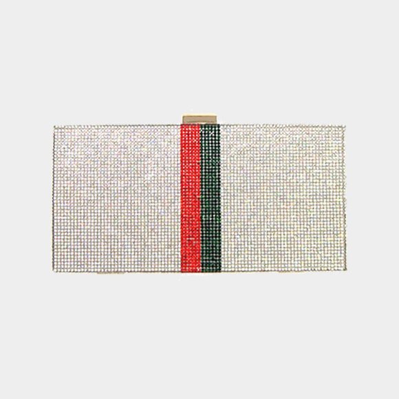 Bags | Bling Color Block Evening Clutch Crossbody Bag | Poshmark
